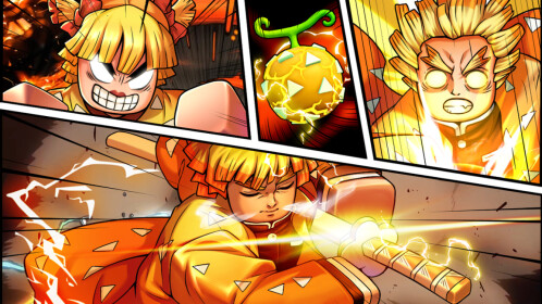 [Thunder Breathe⚡] Quả hoạt họa - Roblox