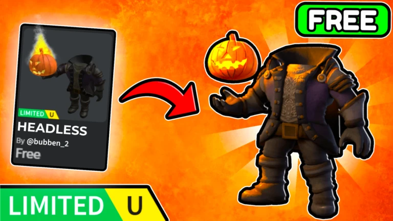 [ FREE UGC] Corra por Headless - Roblox