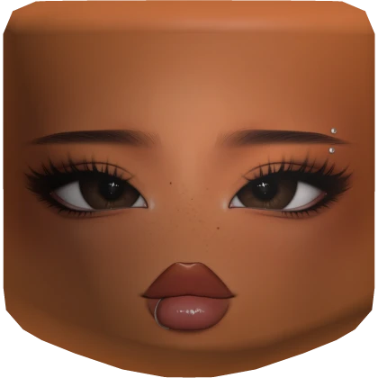 Emo Goth Edgy Girl Face Makeup Mask | Roblox Item - Rolimon's