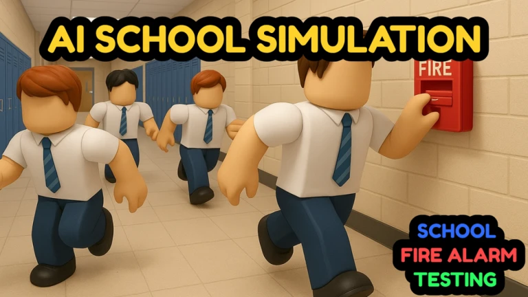 School Fire Alarm Testing Play On Roblox