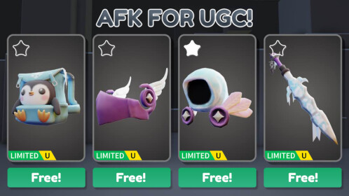 [FREE UGC } AFK para UGC - Roblox