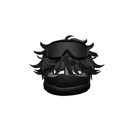 Dashie with Goggles and Mask Black Hair | Roblox Item - Rolimon's
