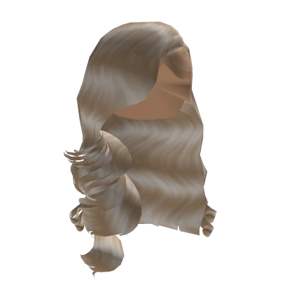 Blonde Flowy Layered Curly Side Part | Roblox Item - Rolimon's