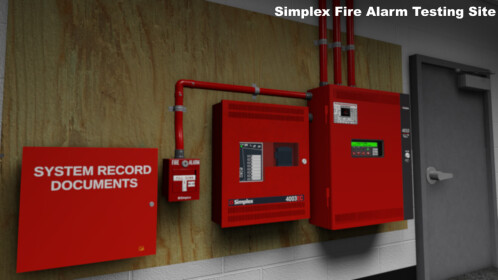 [UPDATE] Simplex Fire Alarm System Testing - Roblox