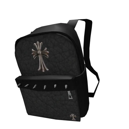 | Emo Y2K Black Off Shoulder Backpack - 1.0 | Roblox Item - Rolimon's