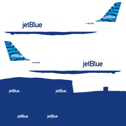 A220 Jetblue livery Aeronautica