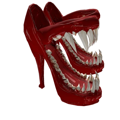 monster teeth heels