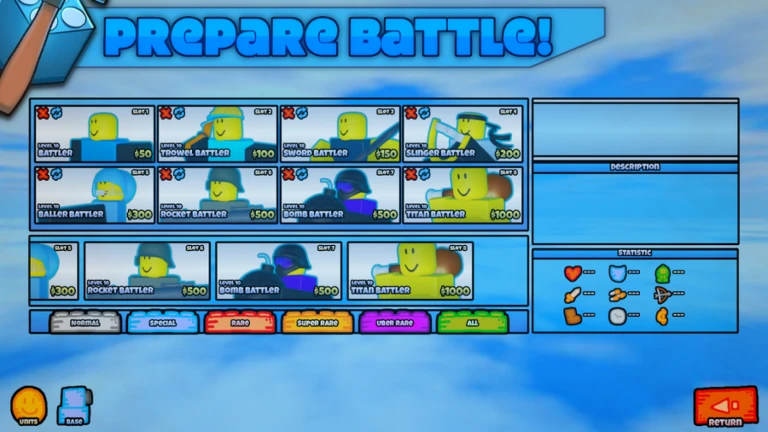 The Battle Bricks | Roblox Game - Rolimon's