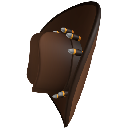 Sombrero de vaquero Wild West Gunslinger marrón - Roblox