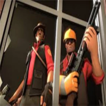 TF2 Engineer and Sniper