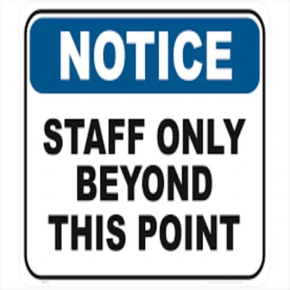 staff only