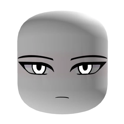 ReColorable Eyes - Serious Face White | Roblox Item - Rolimon's