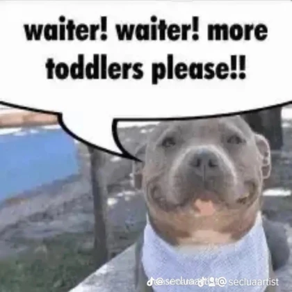 waiter! waiter! more toddlers please