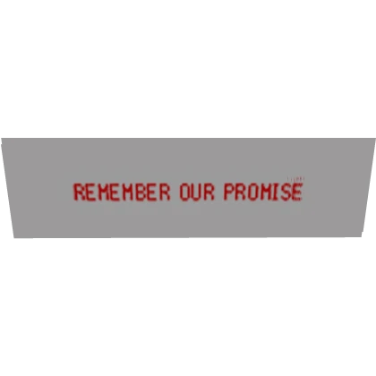 REMEMBER OUR PROMISE Glitch Eye Censor Bar (White) | Roblox Item ...