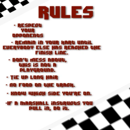 Go-Kart rules