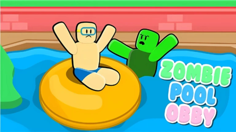 ¡Escapar del Zombie Pool Obby! (NUEVO) - Roblox