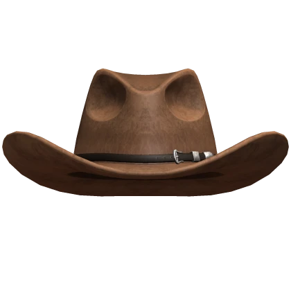 Topi Cowboy Coklat Besar Fancy Western Fedora Ohio - Roblox