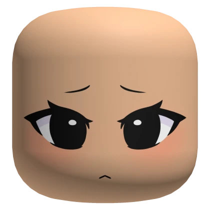 Cute Blushing Face - Light | Roblox Item - Rolimon's