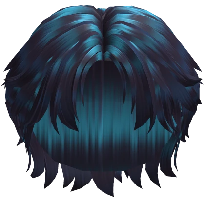 Blue & Purple Anime Male Wavy Middle Part Hair | Roblox Item - Rolimon's