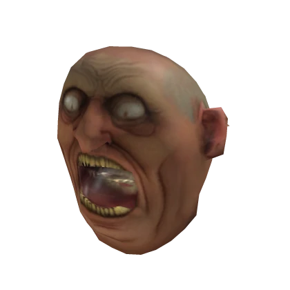 Scary Screaming Old Man - Dynamic Head | Roblox Item - Rolimon's