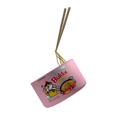 Matching Korean Buldak Pink Spicy Ramen Noodle Hat | Roblox Item ...