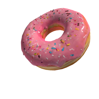 Pink Donut Holdable In Mouth 🍩 [PBR] | Roblox Item - Rolimon's