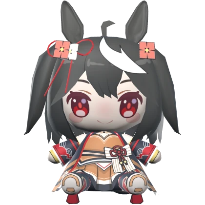 Kitasan Black Plushie Hat Cute Plush Uma Musume | Roblox Item - Rolimon's