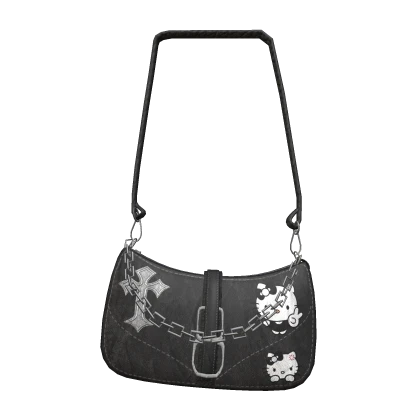 goth hello kitty bag