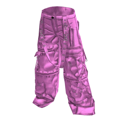 Baggy Cargo Jeans w/ Belt Straps | Roblox Item - Rolimon's