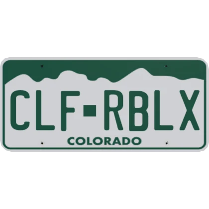 Colorado License Plate | Roblox Item - Rolimon's