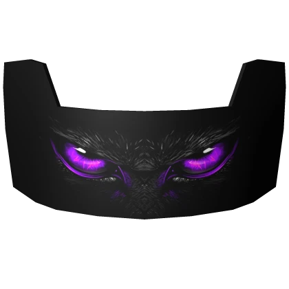 Purple Beast Eyes Football Helmet Visor | Roblox Item - Rolimon's