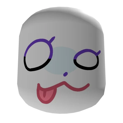 Silly Bleh Cat Face (White) | Roblox Item - Rolimon's