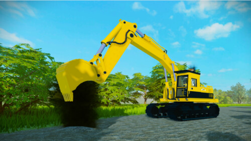 Zona de juegos de excavadora - Roblox