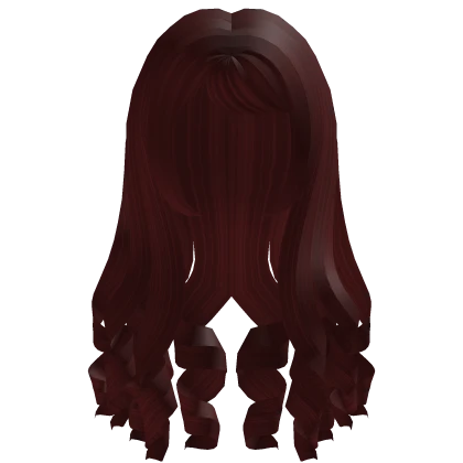 Long Curly Red Trendy Hair | Roblox Item - Rolimon's