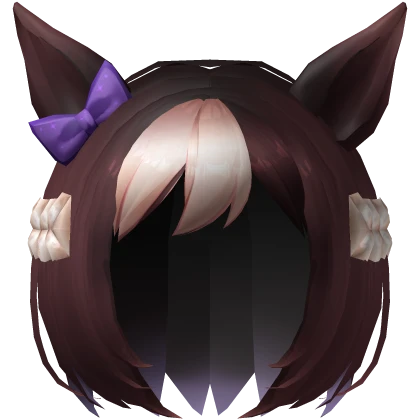 Special week uma musume horse brown split dye bob | Roblox Item - Rolimon's