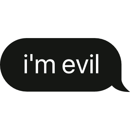 evil emoticon text
