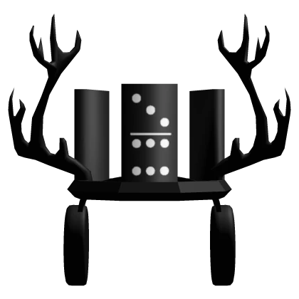 Domino+Clockworks+Antlers Black | Roblox Item - Rolimon's