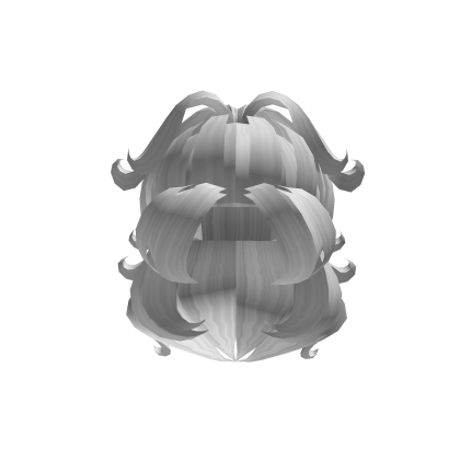 Cola de caballo blanca lujosa de Mockeri - Roblox