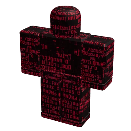 Cool RED Hacker Suit | Roblox Item - Rolimon's