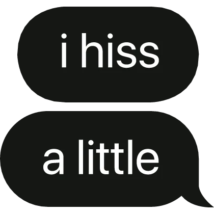 i hiss a little text bubble | Roblox Item - Rolimon's