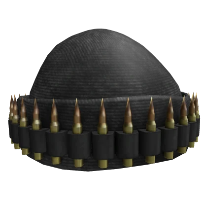 Black Bullet Grunge Beanie | Roblox Item - Rolimon's