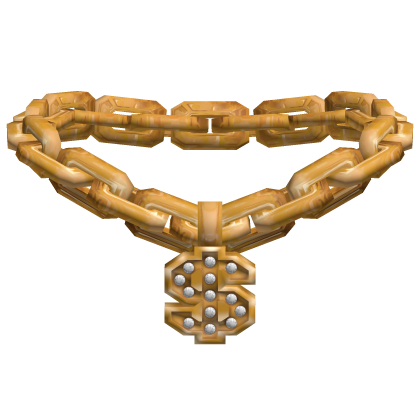 Oro $$ Bling Chain TRANSPARENTE 50% - Roblox