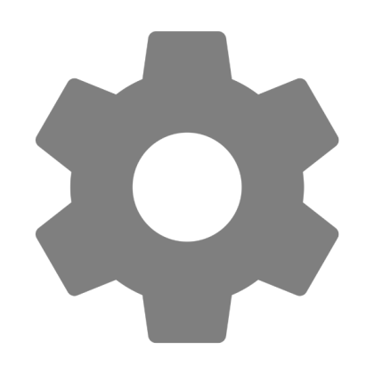 Settings Icon grey