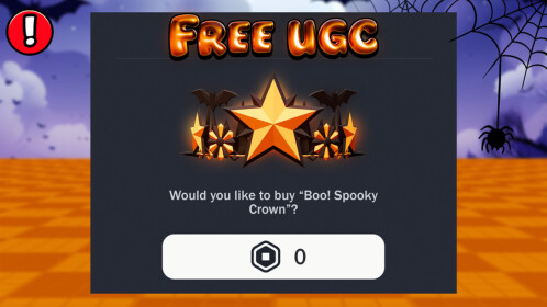 Boo! Free UGC Obby - Roblox