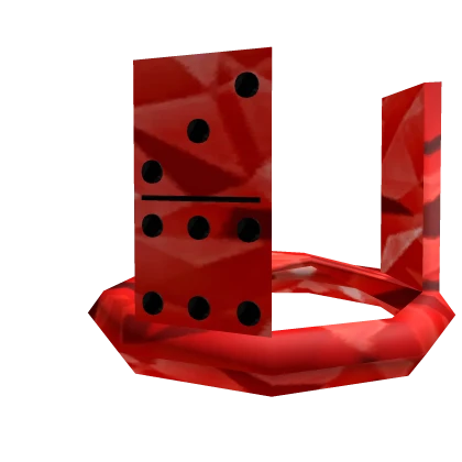 Red Sparkle Time Domino Crown | Roblox Item - Rolimon's