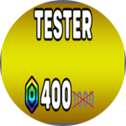 [SALE] TESTER - Roblox