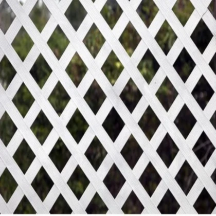 White Trelis Fencing