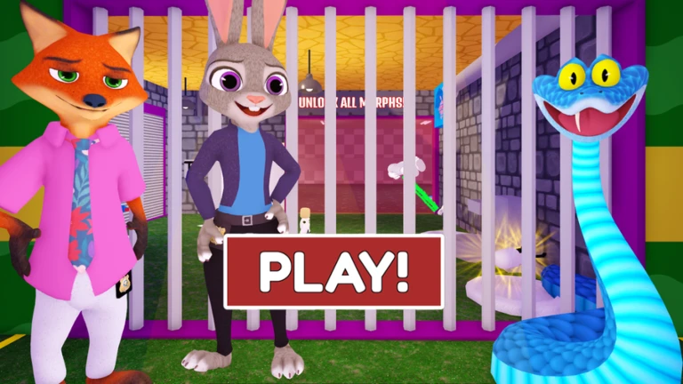ZOOTOPIA POLICE FAMILY PRISON RUN ESCAPE! | Juega en Roblox