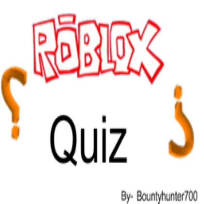Roblox Quiz