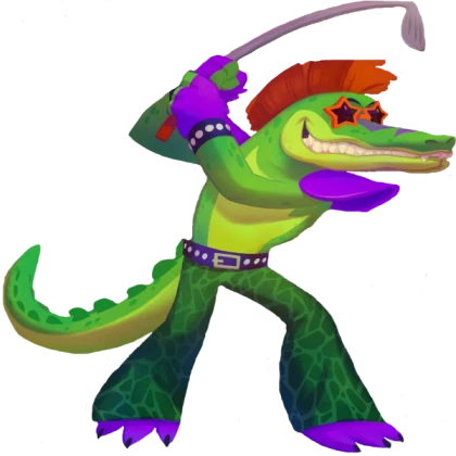 FNAF Security Breach Golf Monty Gator Glasses